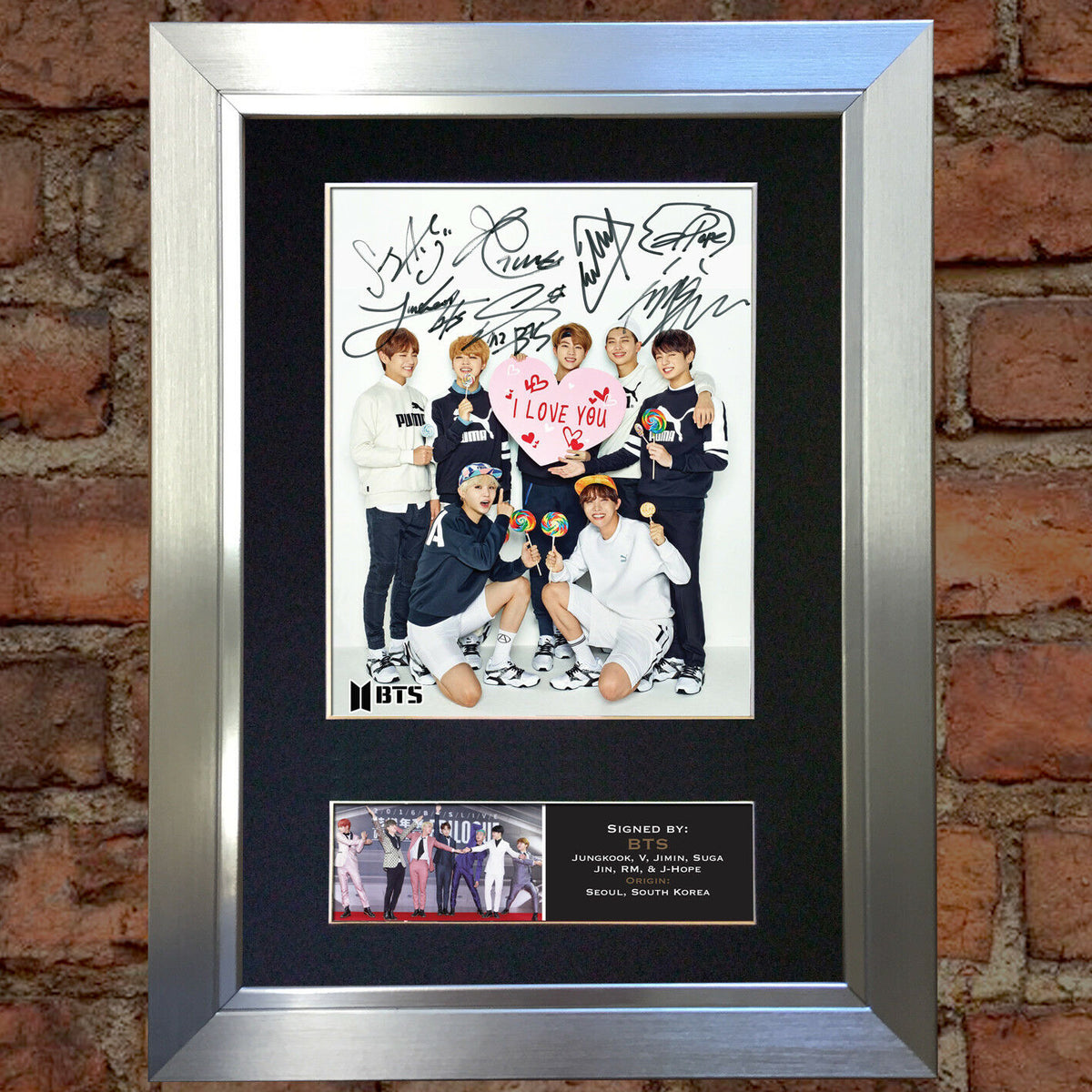 BTS #3 Boy Band J-Hope Quality Autograph Mounted Signed Photo RePrint ...