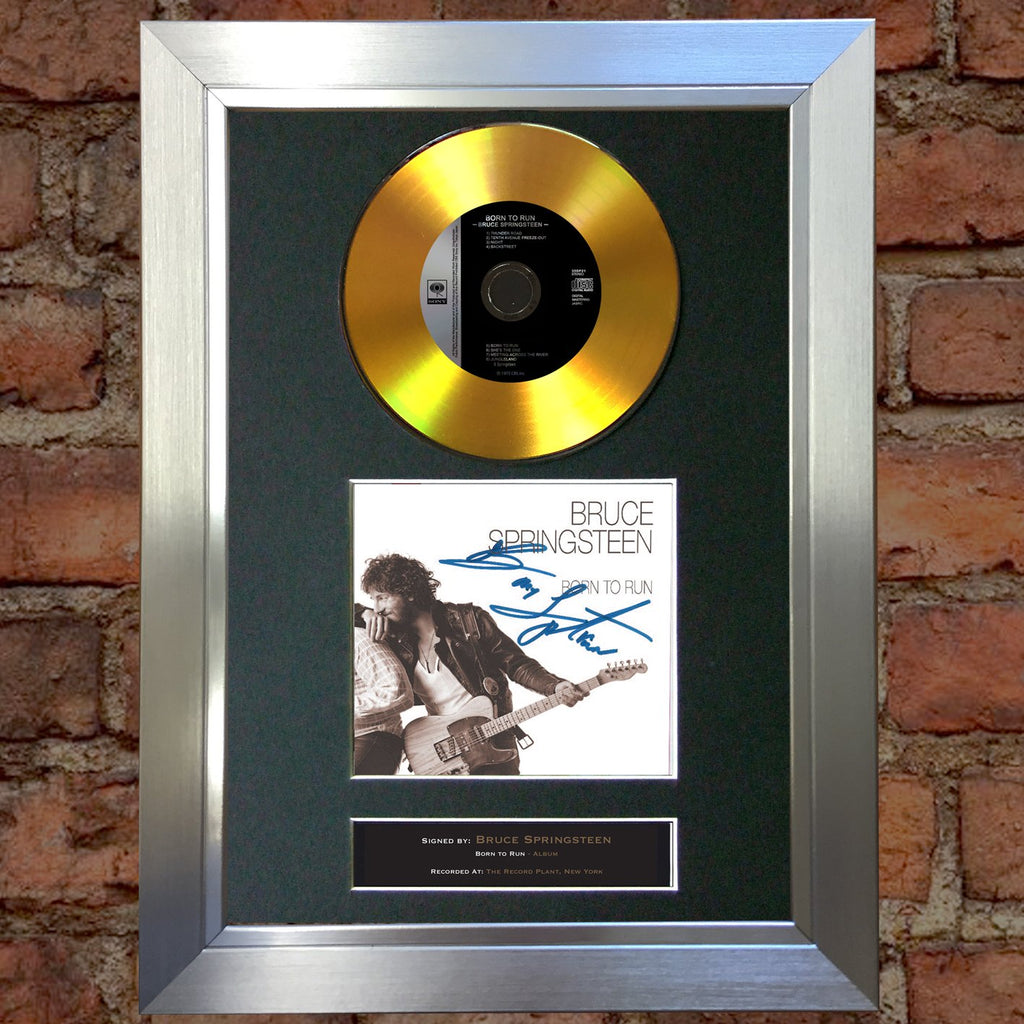 #124 Bruce Springsteen - Born To Run Gold CD – The Autograph Gallery