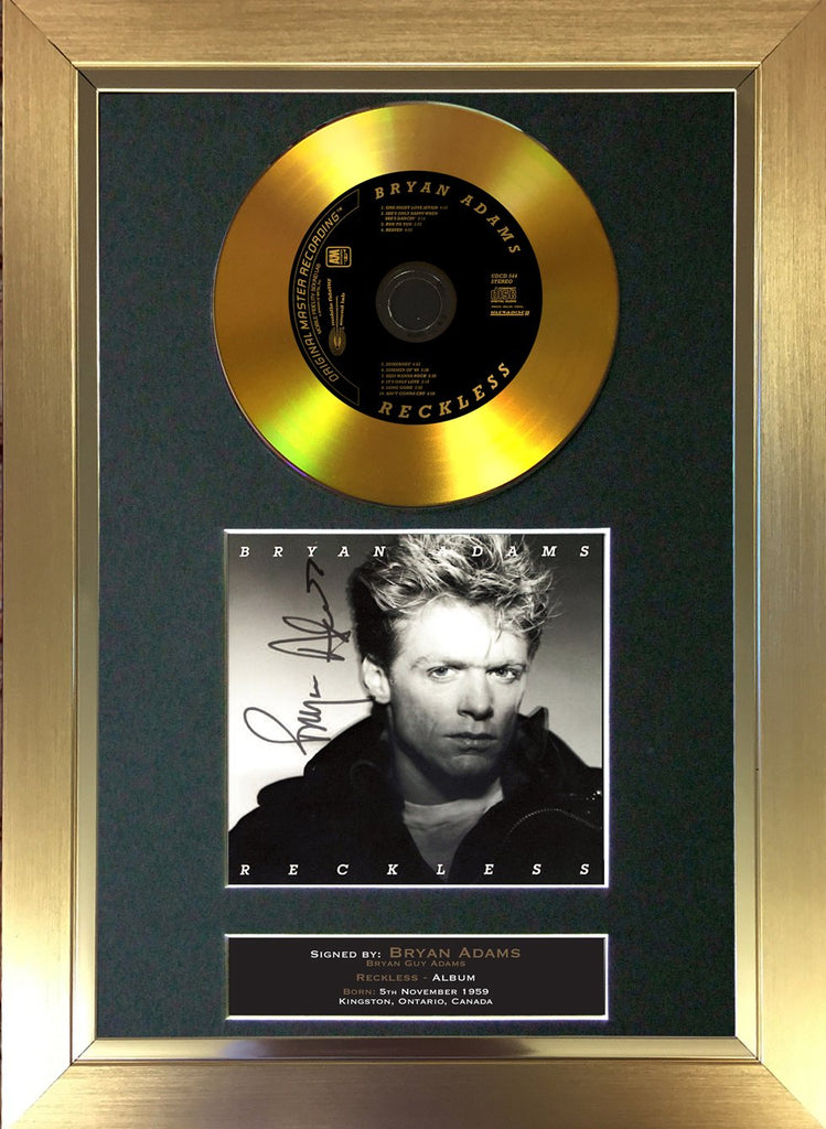 #123 Bryan Adams - Reckless Gold CD – The Autograph Gallery