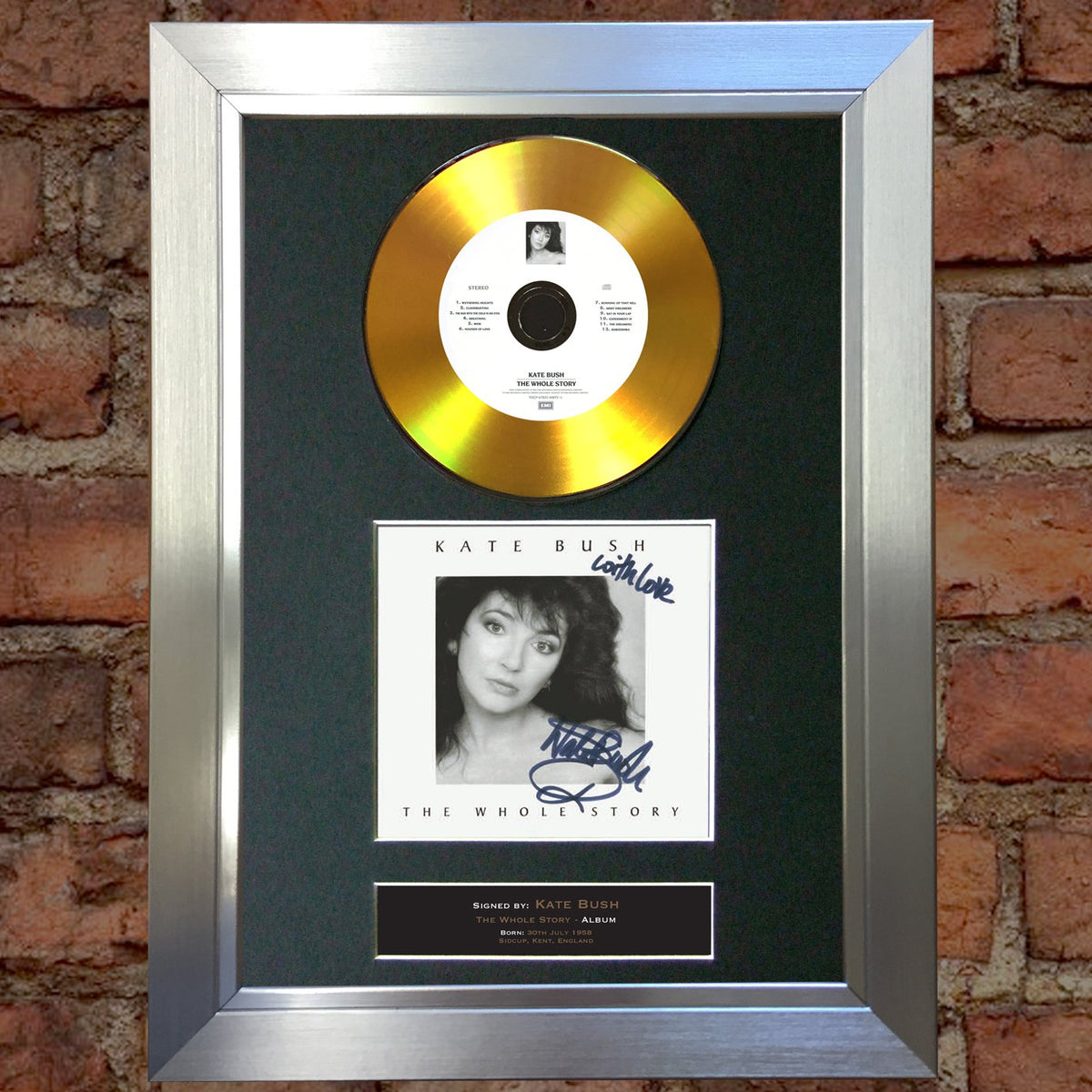 #93 Kate Bush - The Whole Story Gold CD – The Autograph Gallery