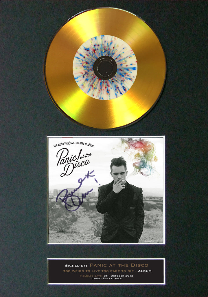 panic at the disco signed cd